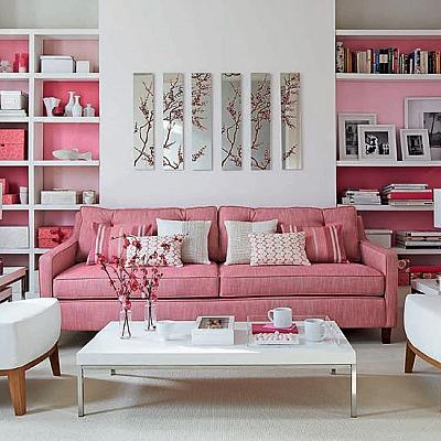 Inspirasi Interior Ruangan dengan Perpaduan Warna Pink