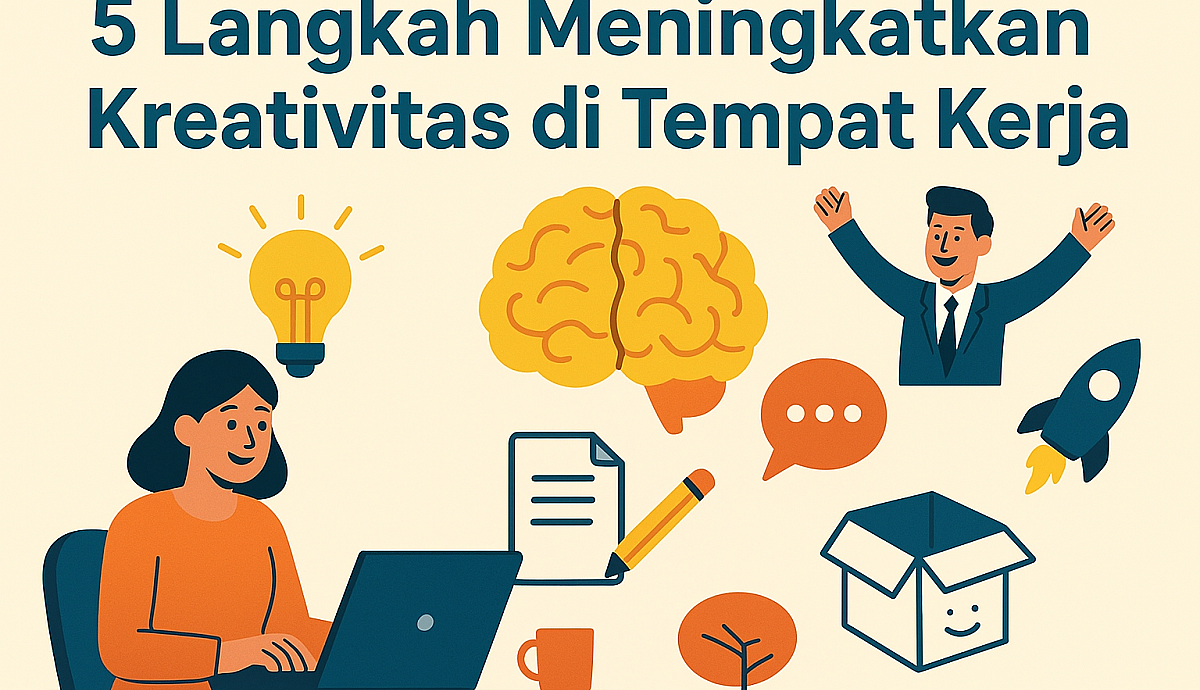 5 Langkah Meningkatkan Kreativitas Di Tempat Kerja