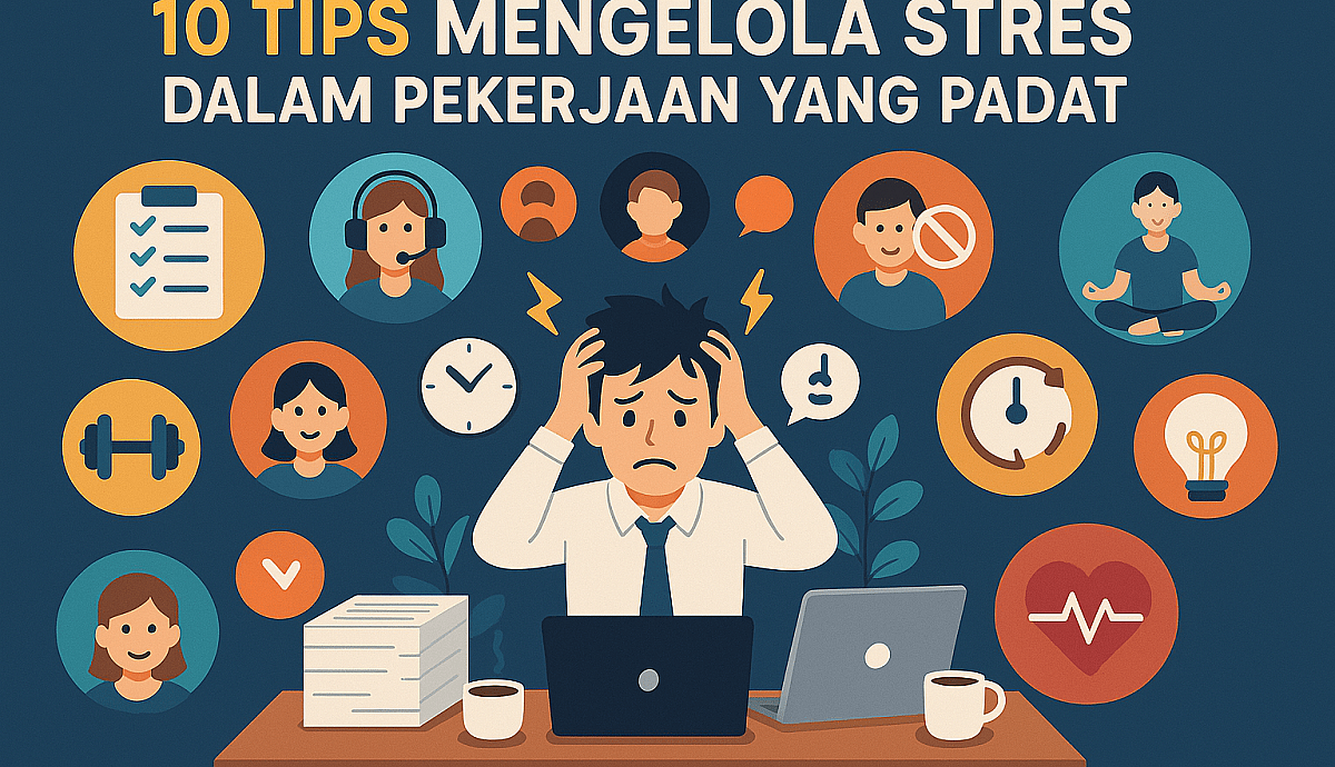 10 Tips Mengelola Stres Dalam Pekerjaan Yang Padat