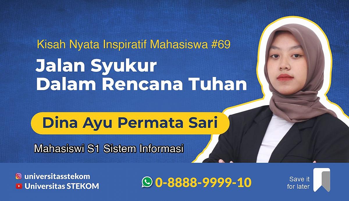 Dhina ayu permatasari, mahasiswi s1 sistem informasi universitas stekom ...