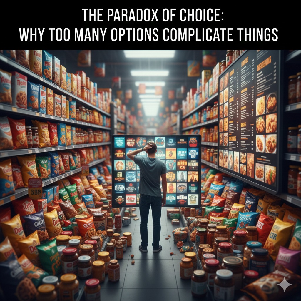 The Paradox of Choice: Why Too Many Options Complicate Things