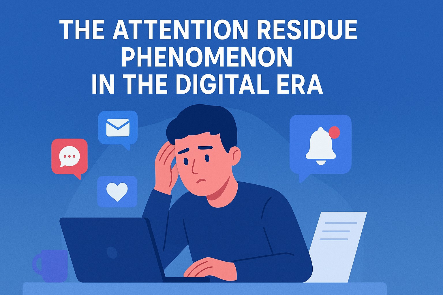 The Attention Residue Phenomenon in the Digital Era