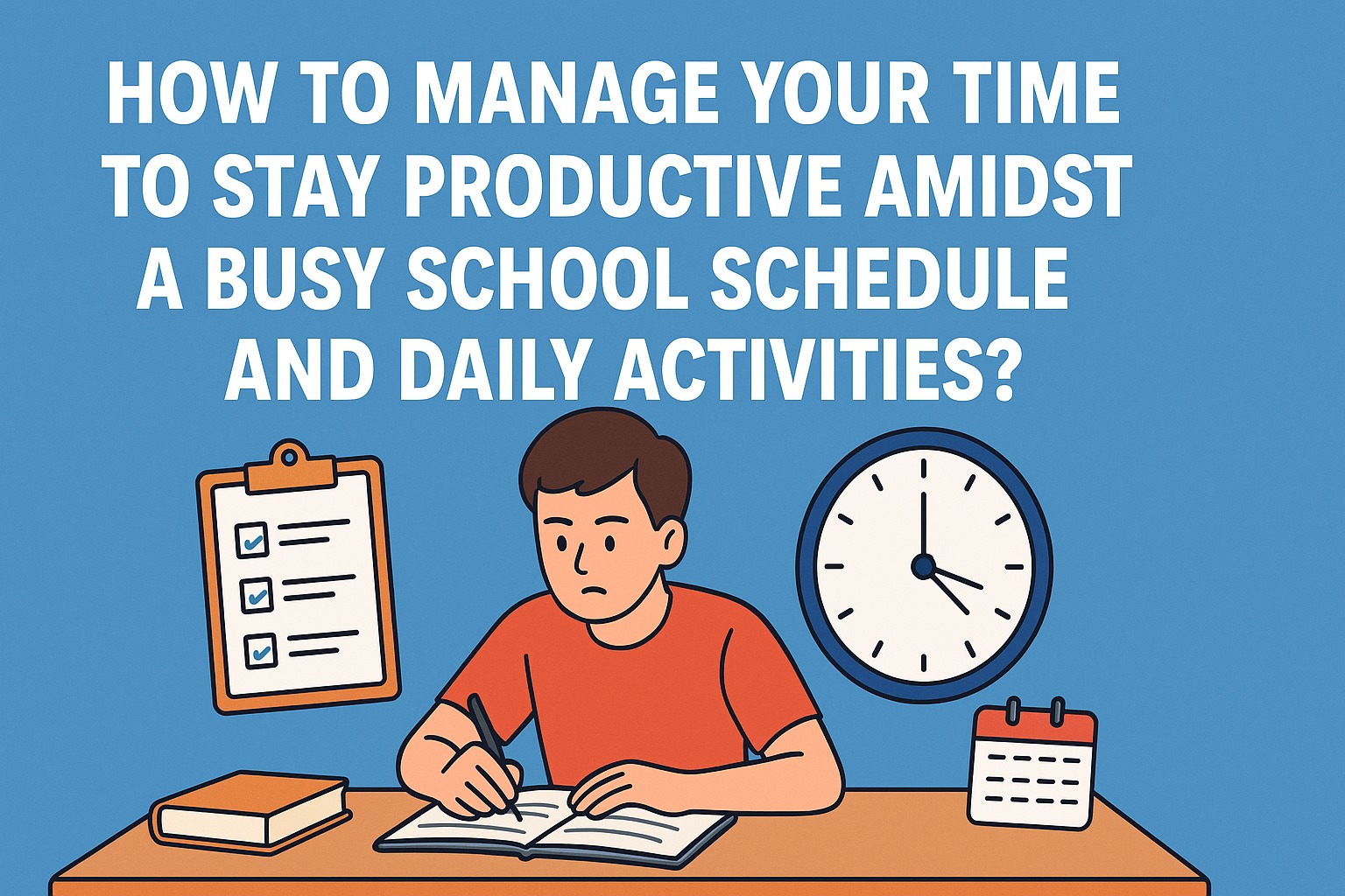 How to Manage Your Time to Stay Productive Amidst a Busy School ...