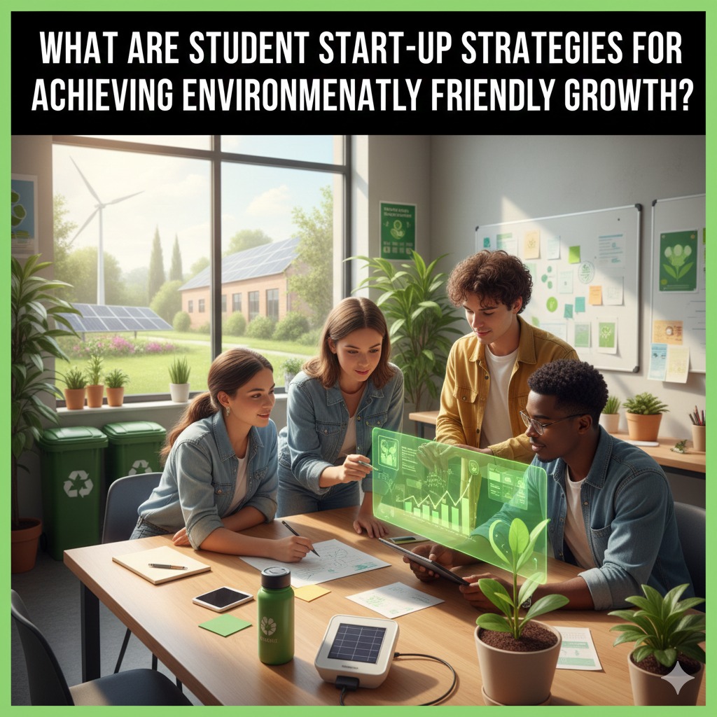 What Are Student Start-up Strategies for Achieving Environmentally ...