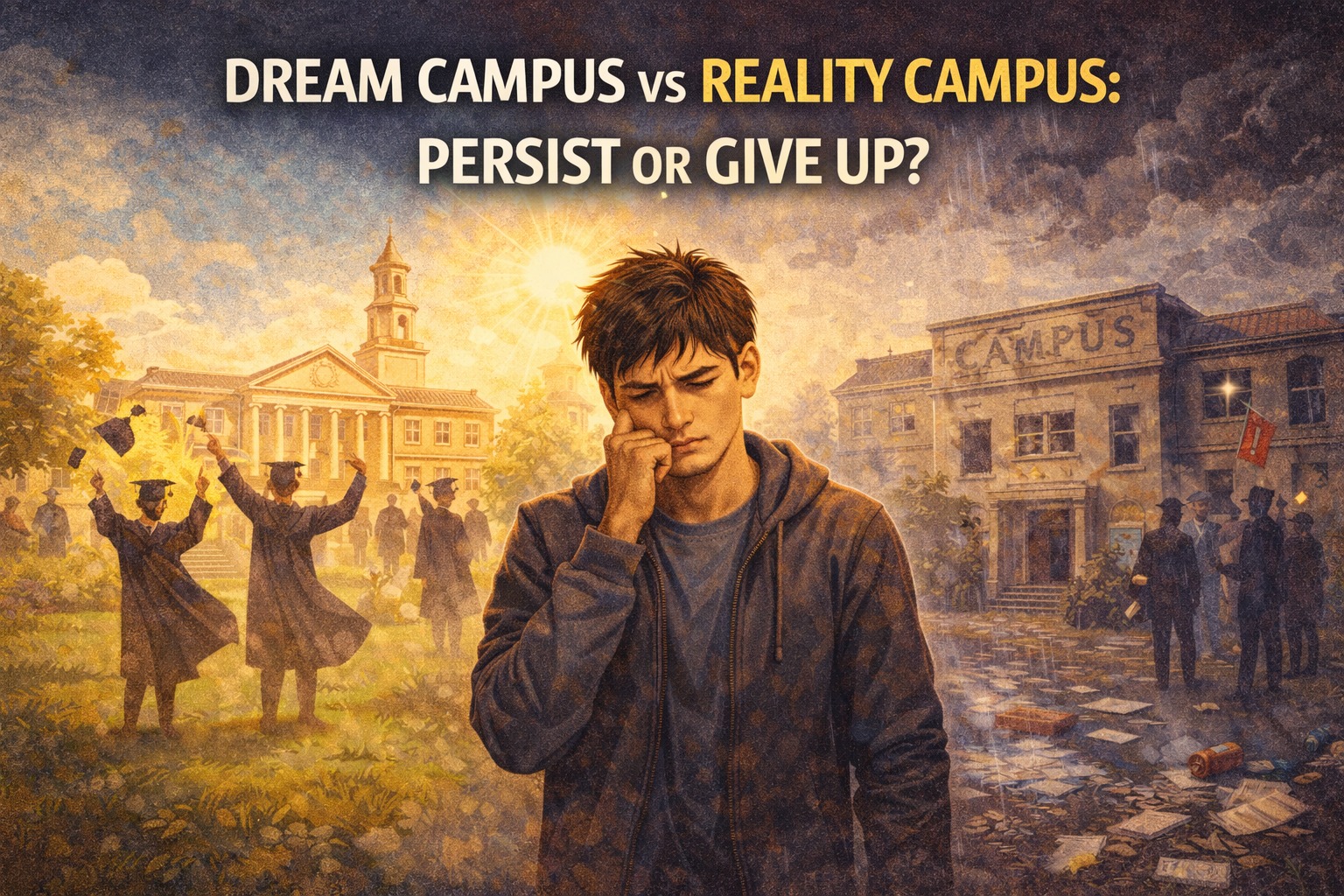 DREAM CAMPUS VS REALITY CAMPUS: PERSIST OR GIVE UP?
