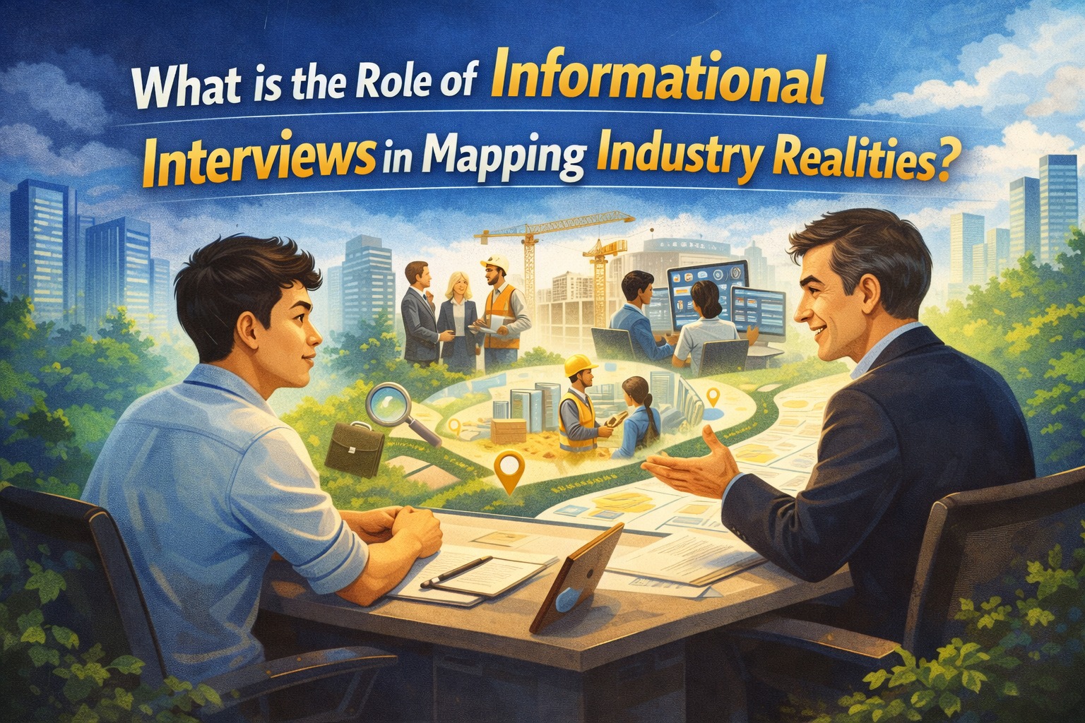 What is the Role of Informational Interviews in Mapping Industry Realities?