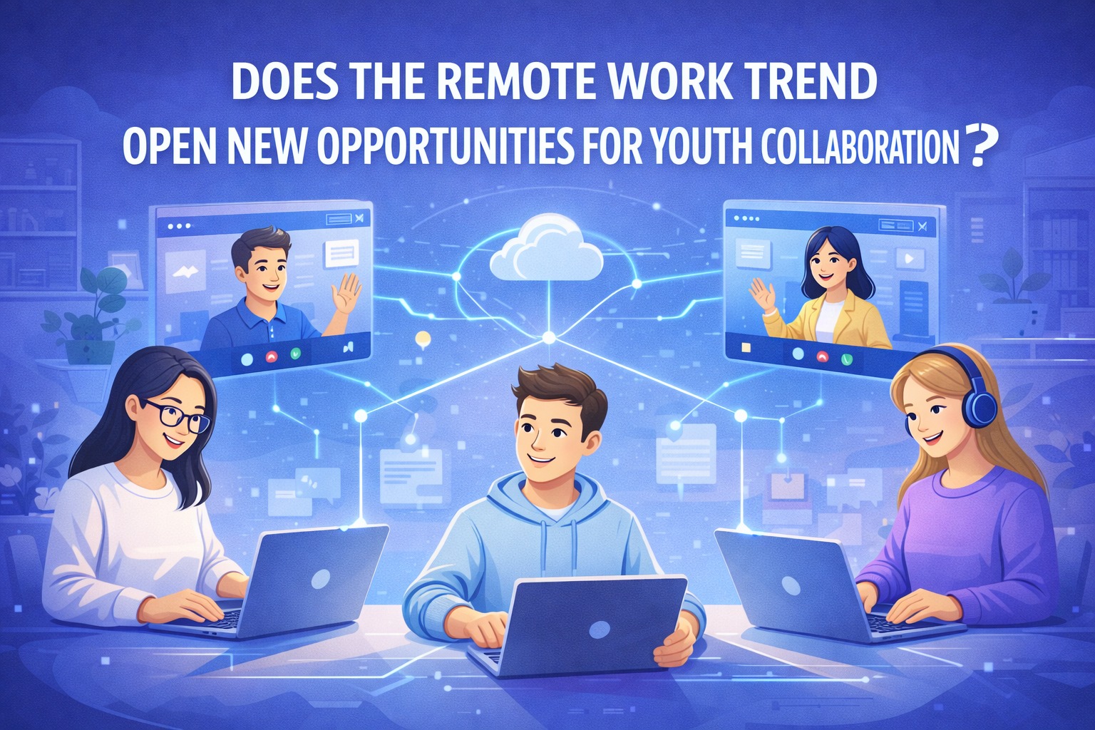 DOES THE REMOTE WORK TREND OPEN NEW OPPORTUNITIES FOR YOUTH COLLABORATION?