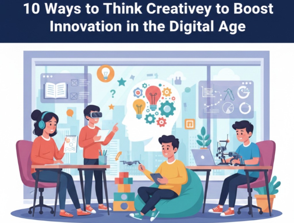 10 Ways to Think Creatively to Boost Innovation in the Digital Age