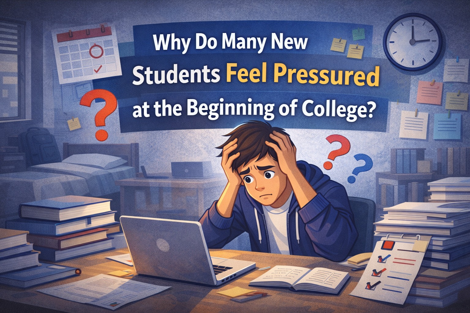 Why Do Many New Students Feel Pressured at the Beginning of College?
