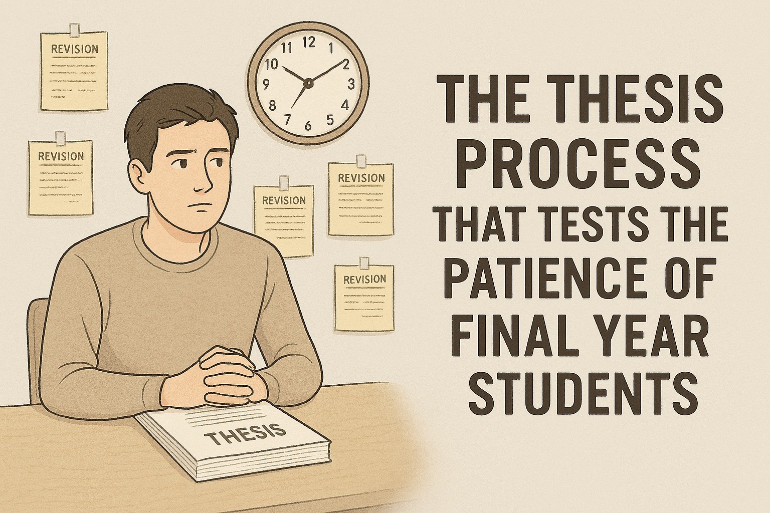 The Thesis Process That Tests the Patience of Final Year Students
