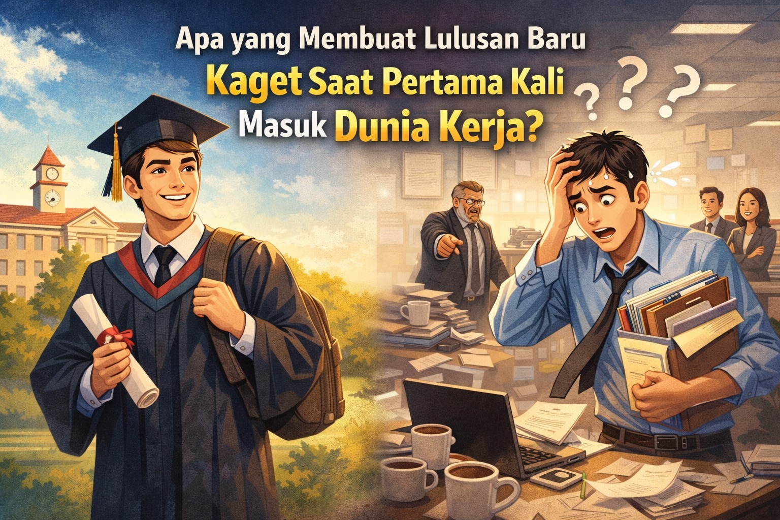 Apa yang Membuat Lulusan Baru Kaget Saat Pertama Kali Masuk Dunia Kerja?