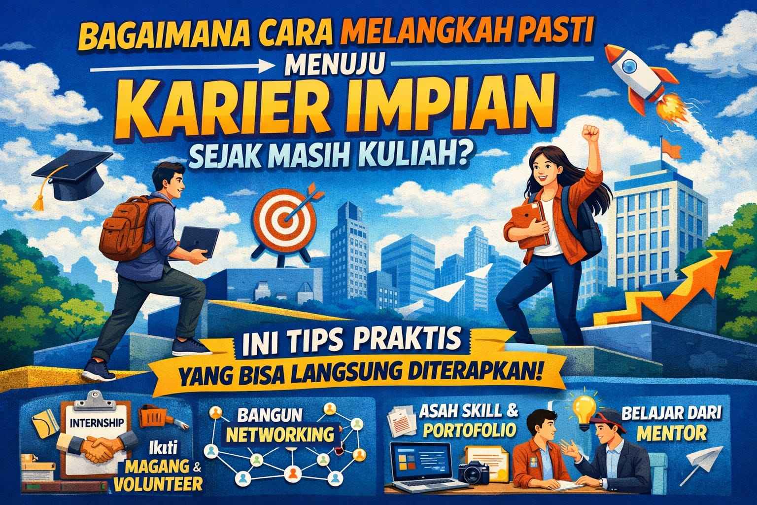Bagaimana Cara Melangkah Pasti Menuju Karier Impian Sejak Masih Kuliah ...