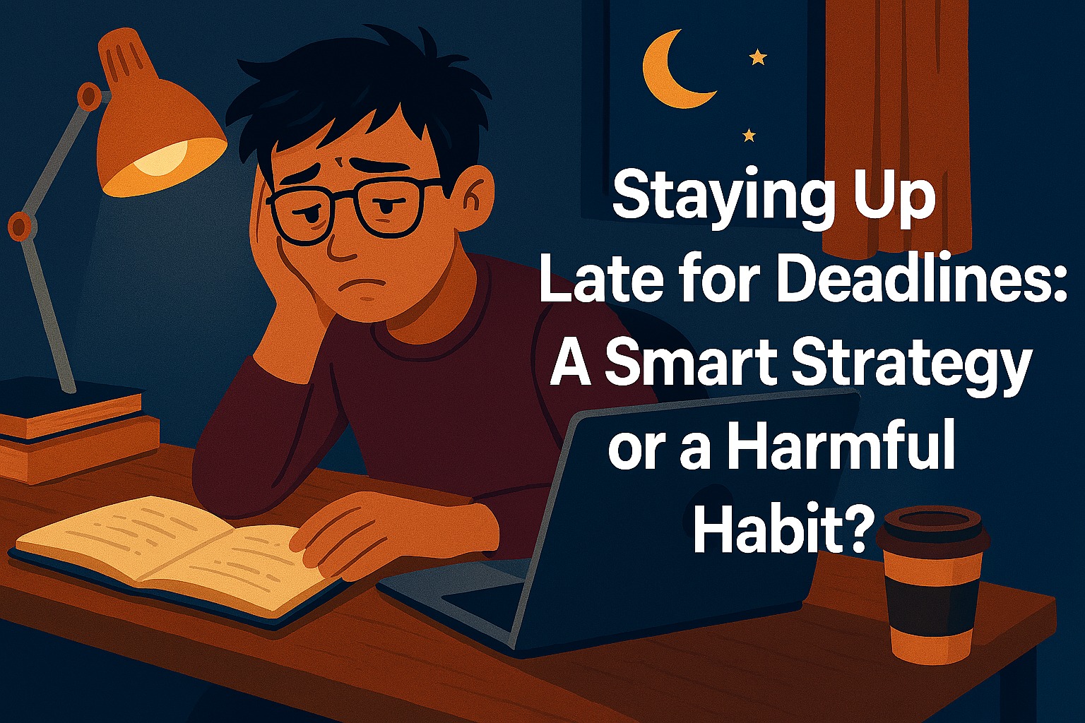 Staying Up Late for Deadlines: A Smart Strategy or a Harmful Habit?