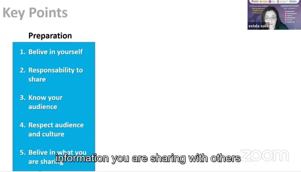 2023 - Visiting Lecture - The important of public speaking for ...