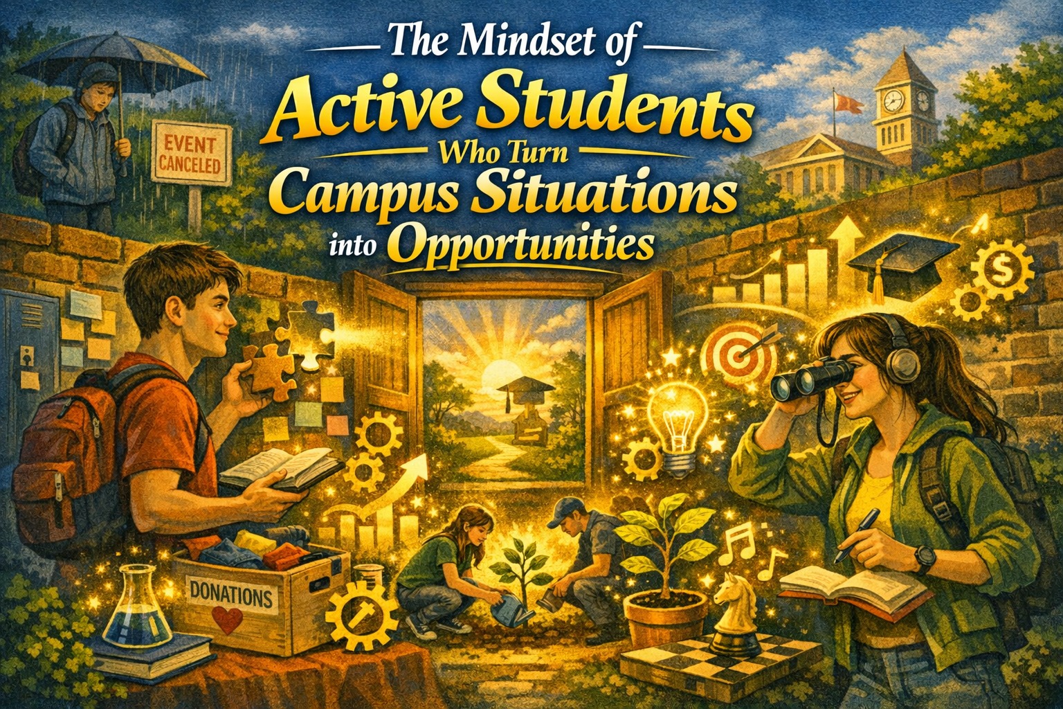 The Mindset of Active Students Who Turn Campus Situations into ...