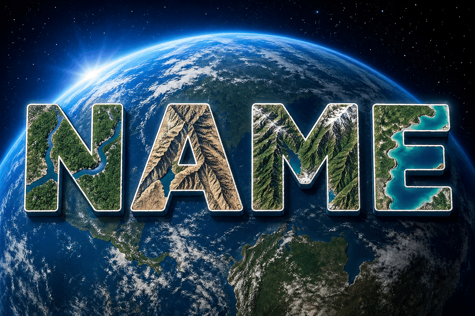 Your Name In Landsat NASA Jadi Tren Earth Day 2026, Ini Cara Membuat ...