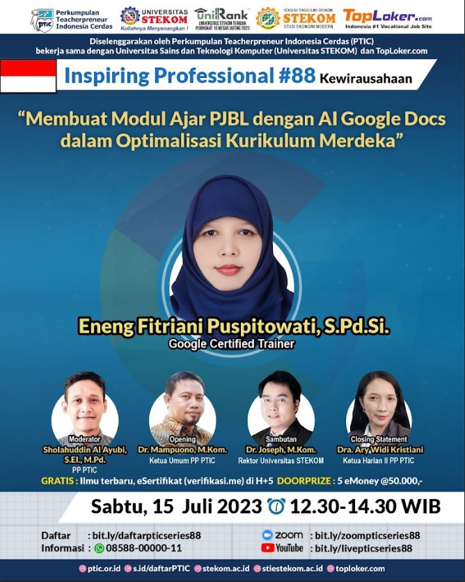 INSPIRING PROFESSIONAL Membuat Modul Ajar PJBL dengan AI Google Docs ...