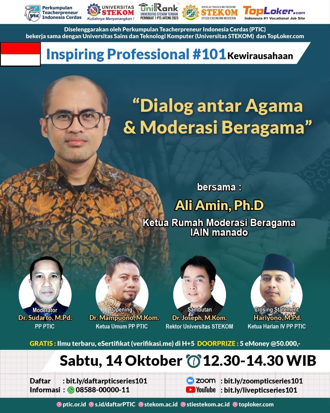 INSPIRING PROFESSIONAL Dialog antar Agama & Moderasi Beragama
