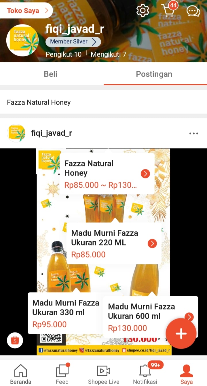 Mengecap Manisnya Usaha Madu Premium “Fazza Natural Honey”